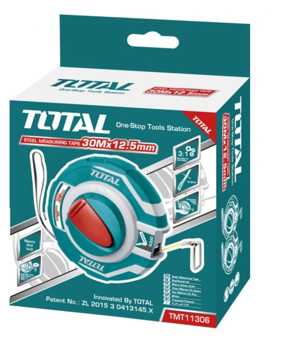 TOTAL CINTA METRICA TMT11306 30METRO | World Shop